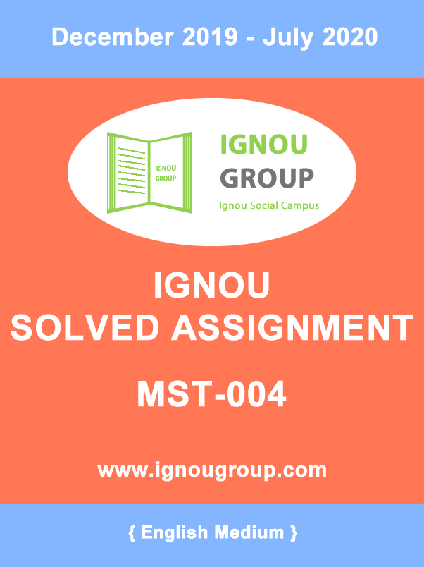 Discrete Mathematics MCS-013 - IgnouGroup Discrete Mathematics MCS-013 - IgnouGroup